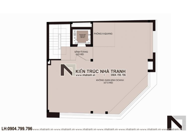 MẪU THIẾT KẾ NHÀ LÔ GÓC 2 MẶT TIỀN 6 TẦNG ĐỂ Ở KẾT HỢP KINH DOANH NT ...